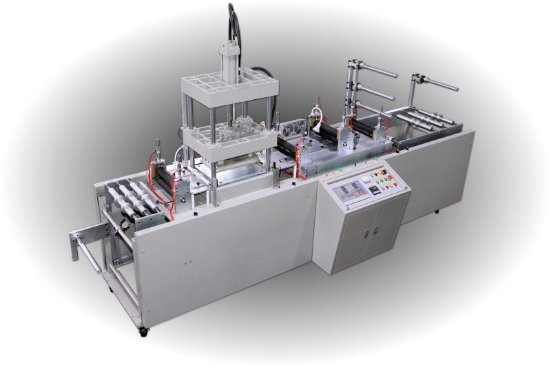 High Frequency Oil Pressure Automatic Servo Feeding Webbing Embossing ...